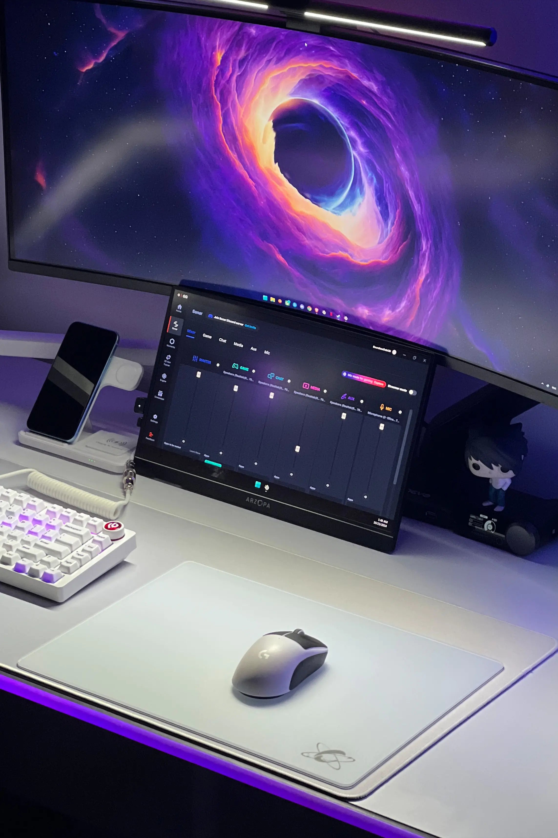 Clustrs Gaming Glass Mouse Pads