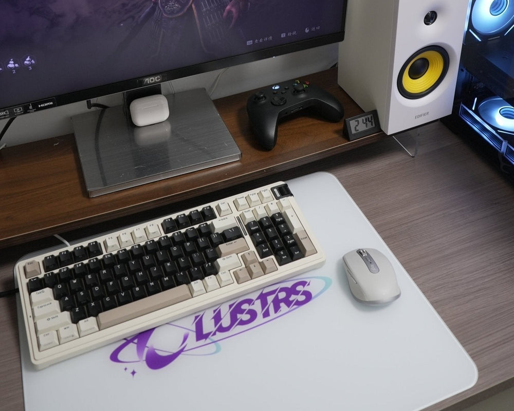 Clustrs Gaming Glass Mouse Pads