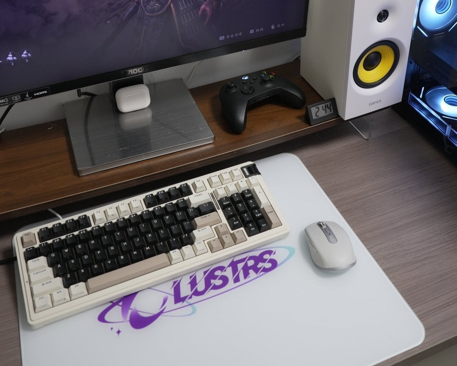 Clustrs Gaming Glass Mouse Pads