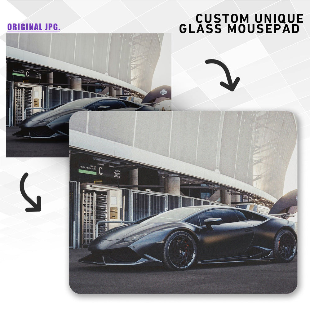 Clustrs Gaming Glass Mouse Pads