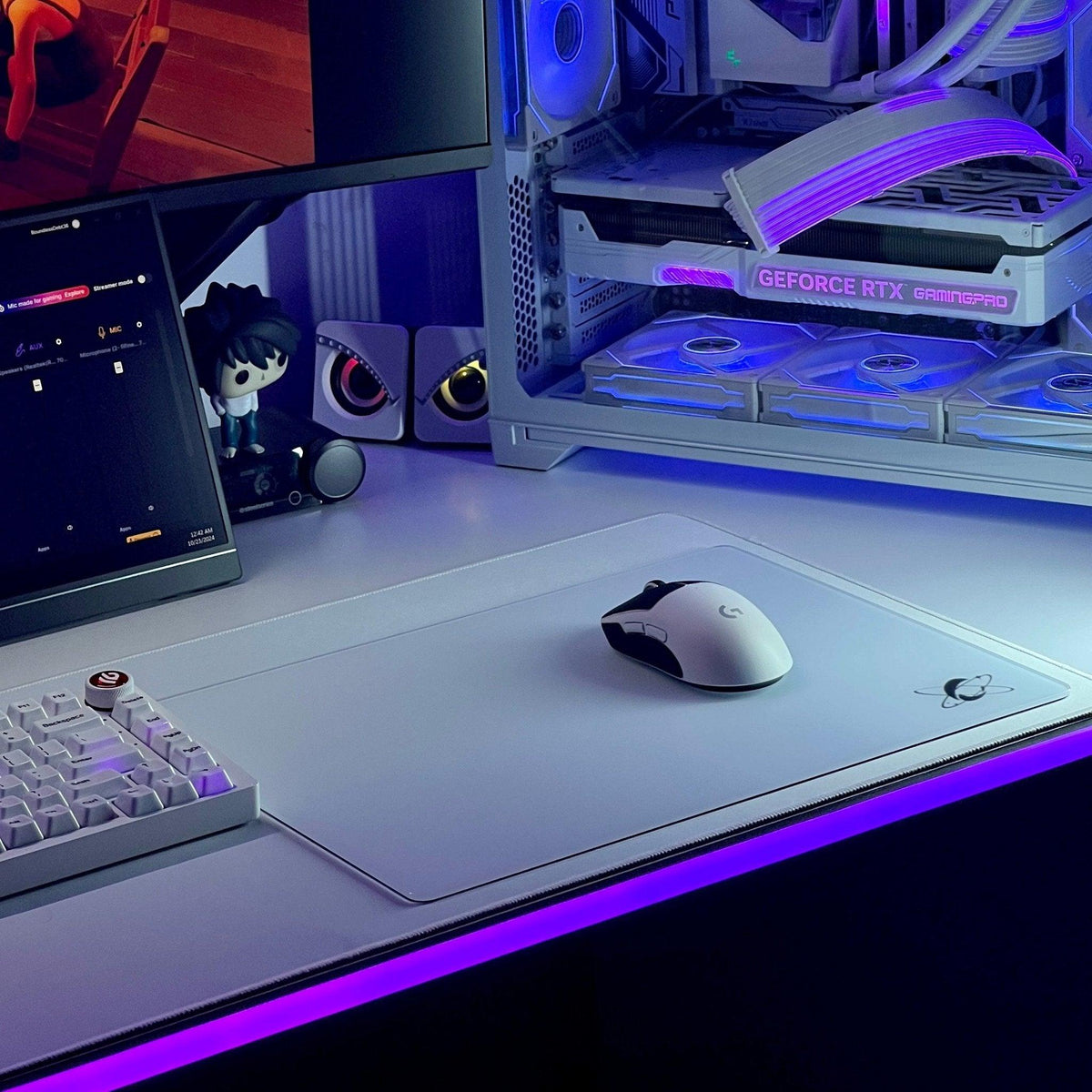 Premium Gaming Glass Mousepads Collection for Gamers | Clustrs